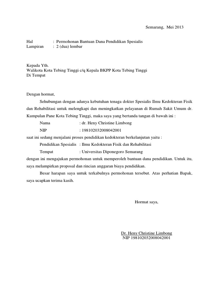 Proposal BKD TT | PDF