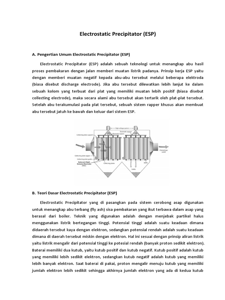 Electrostatic Precipitator | PDF