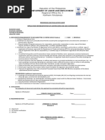 DOLE DO 174 Renewal Requirements Guide | PDF | Employment ...