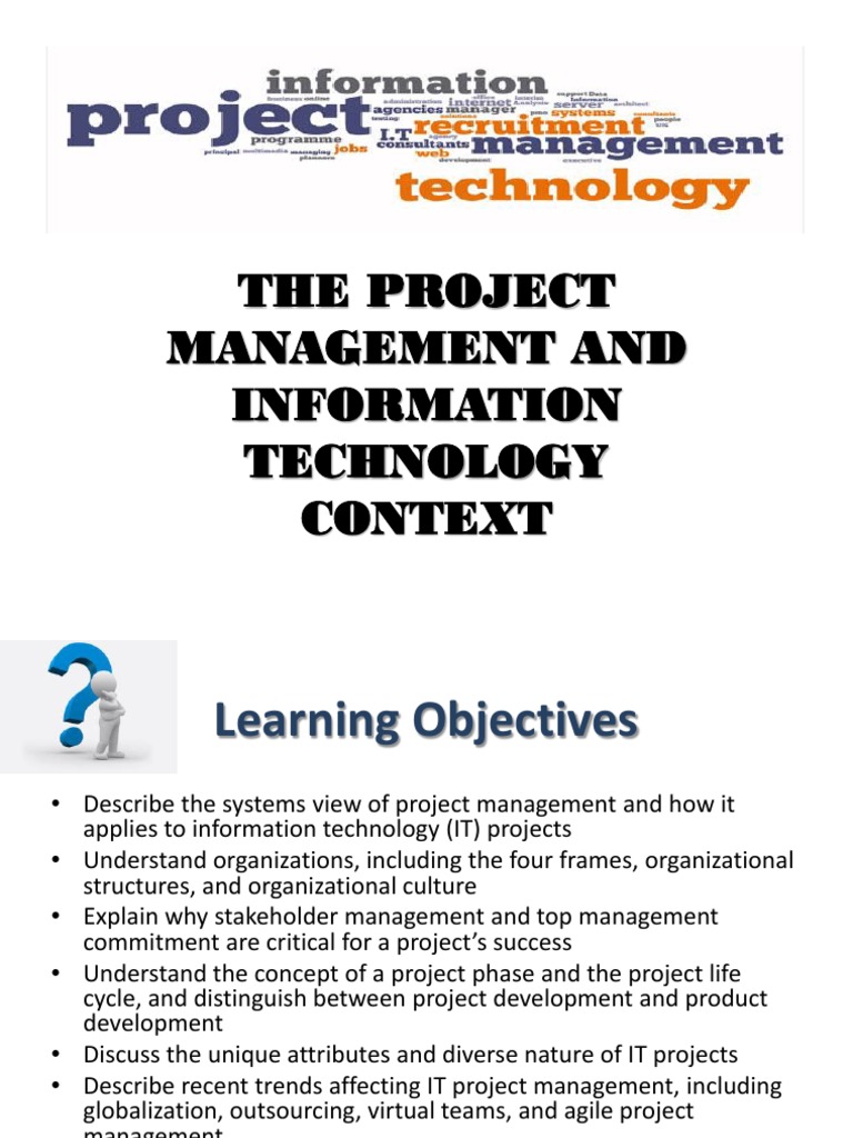 The Project Management and Information Technology Context | PDF | System | Organizational Structure