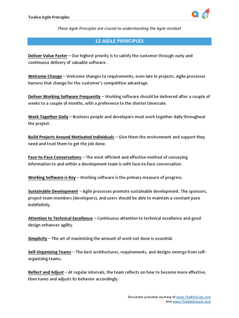 12 Agile Principles: These Agile Principles Are Crucial To ...