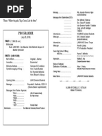 Program Turn Over Ceremony | PDF