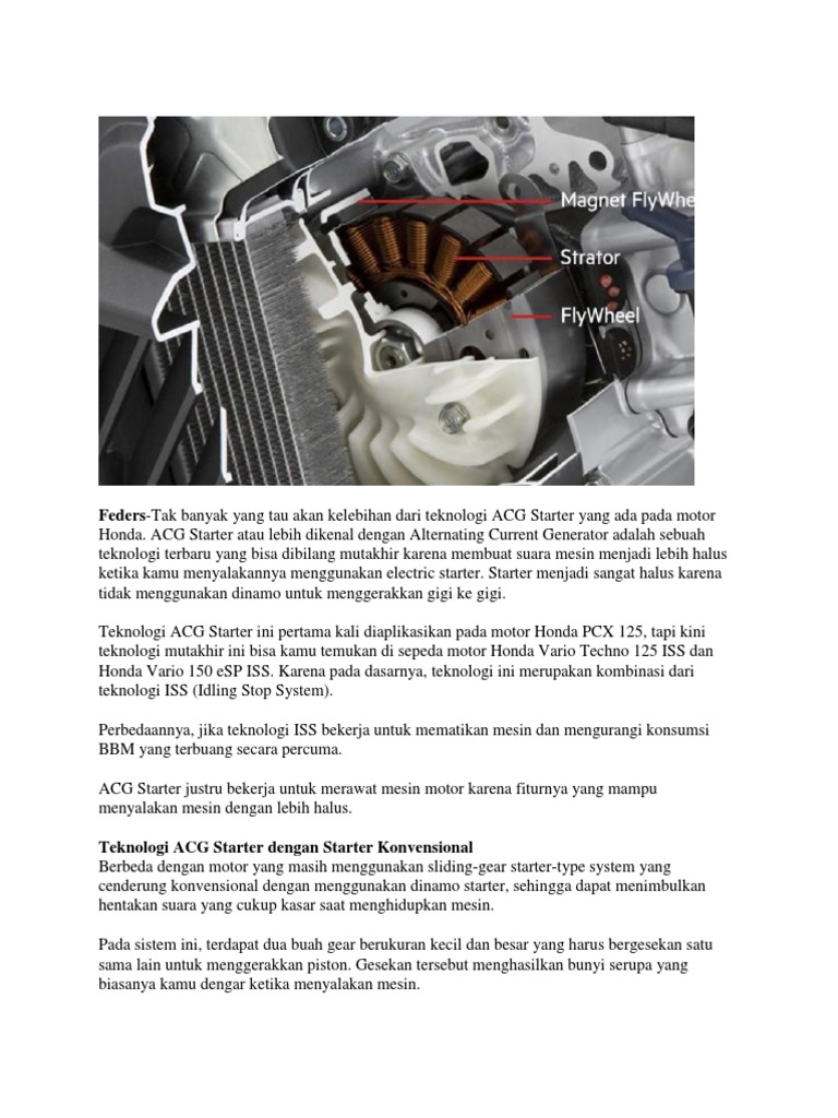 ACG Starter Motor | PDF