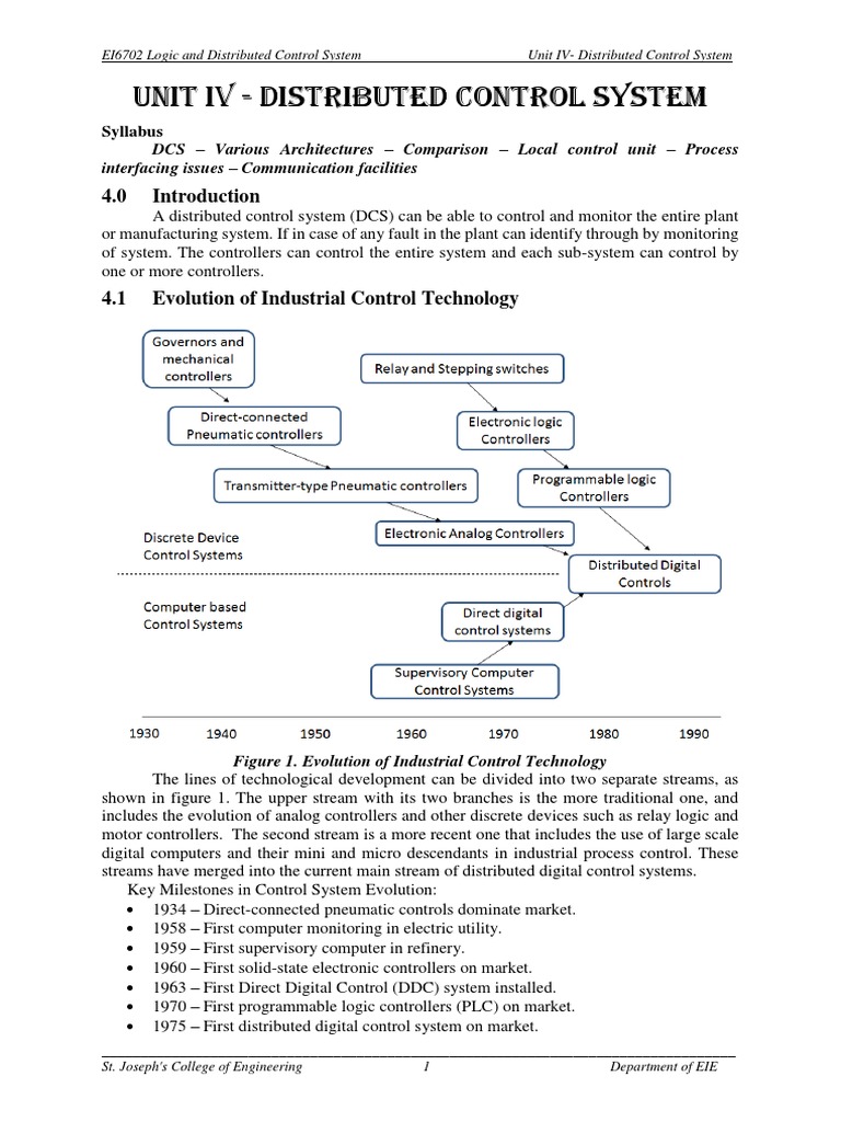 Logics and Distributed Control System | PDF | Programmable Logic Controller | Control Theory