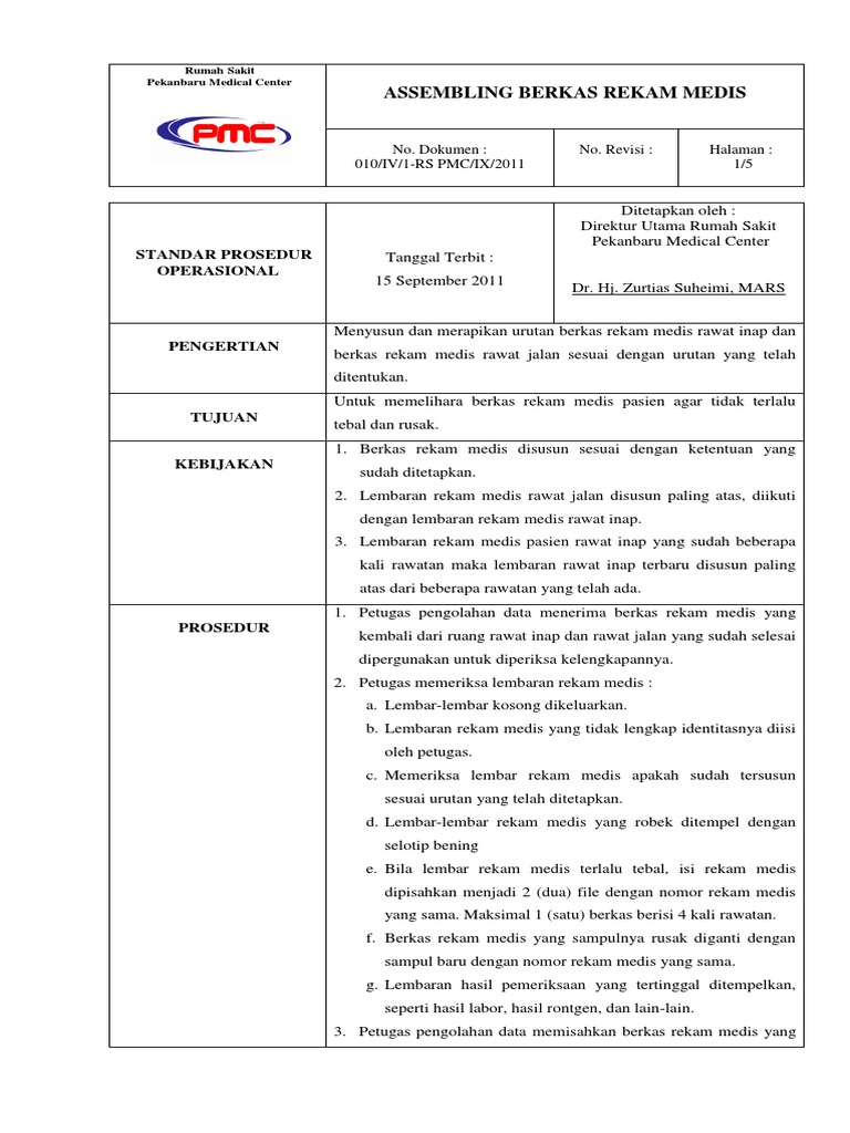 SOP Assembling | PDF