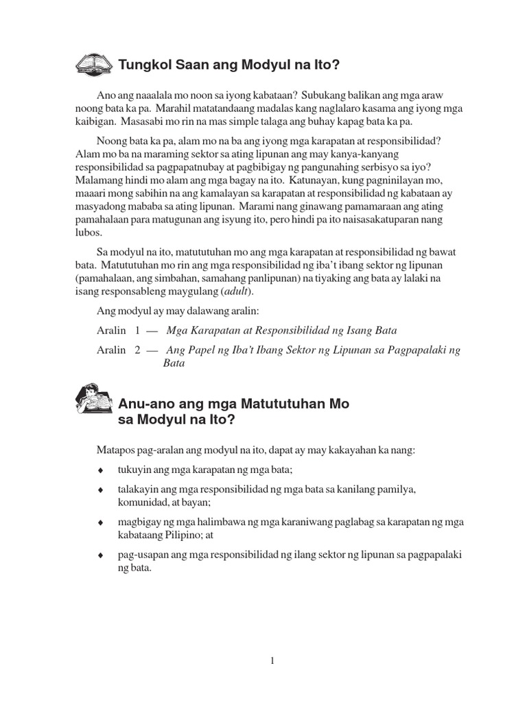 Karapatang Pambata PDF | PDF