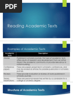 Academic Text Vs Non Academic Text | PDF