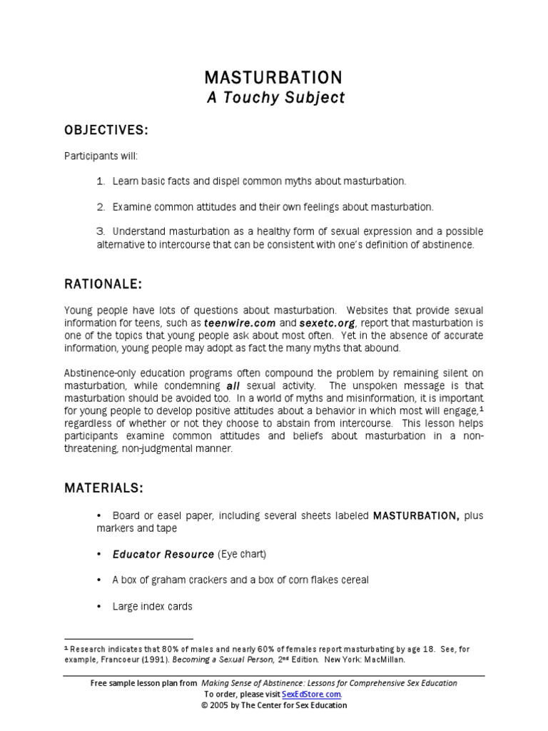 Mastrubation | PDF | Masturbation | Sexual Intercourse