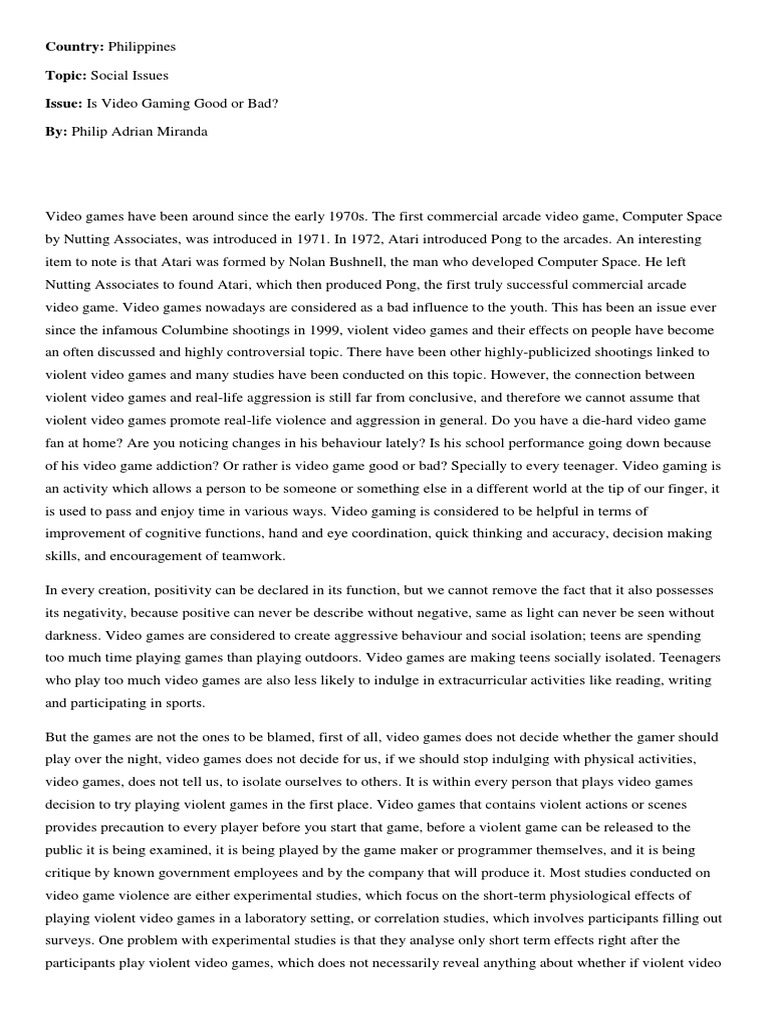 Is Video Gaming Really Bad? A Look at the Complex Relationship Between ...