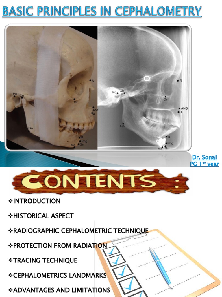 Basic Principle in Ceph | PDF | Human Anatomy | Human Head And Neck