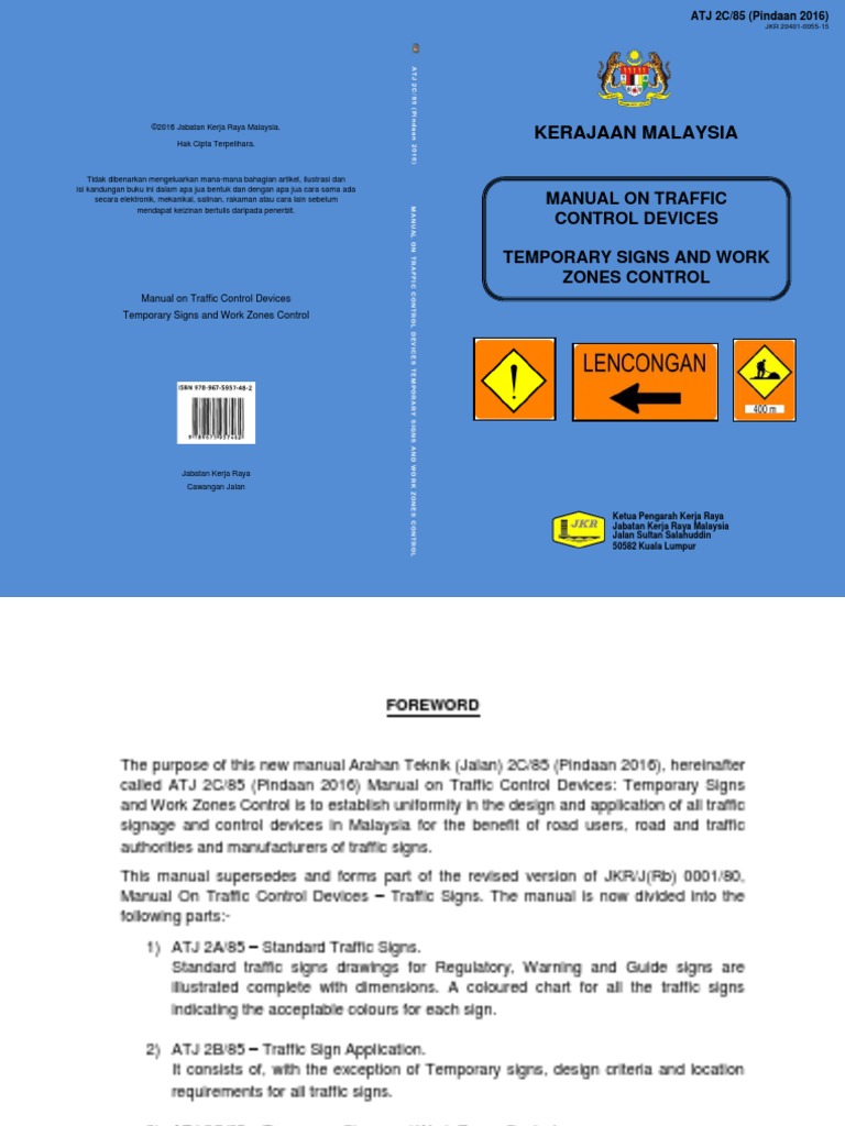 ATJ 2C/85 (Pindaan2016) | PDF | Traffic | Lane