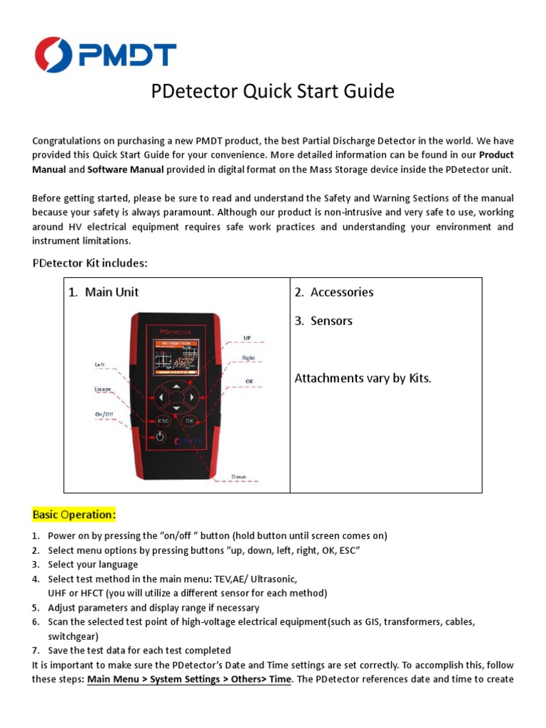 PDetector Quick Start Guide-V2.21 PDF | PDF | Usb | Computer Engineering
