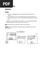 Manual Testing Notes | PDF | Software Testing | Software Development ...
