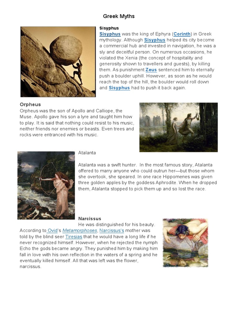Greek Myths | PDF