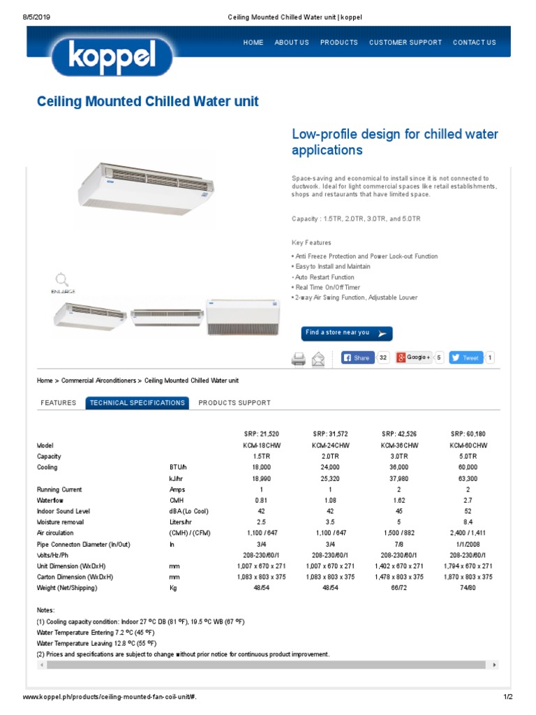 Koppel Ceiling Suspended | PDF | Engineering Thermodynamics | Building ...