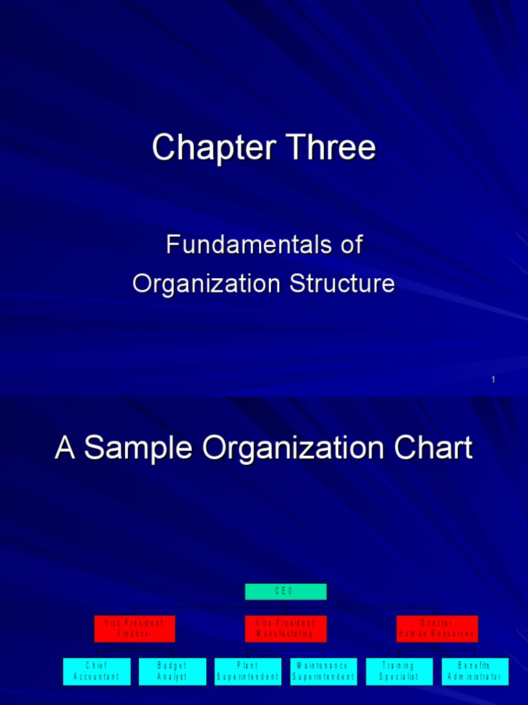 Chapter 3 Fundamentals of Organization Structure | PDF | Marketing ...
