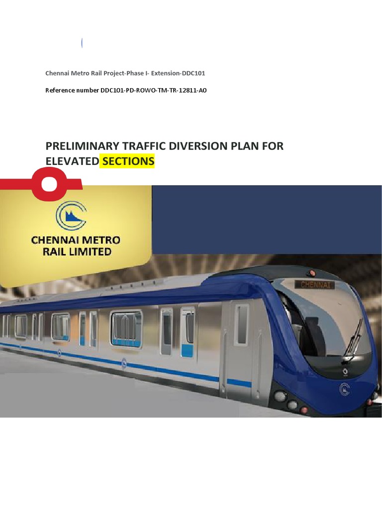 Traffic Diversion Plan For Elevated Sections 1 | PDF | Traffic | Rapid ...