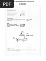 Eurocode Base Plate Design Guide | PDF | Strength Of Materials | Column