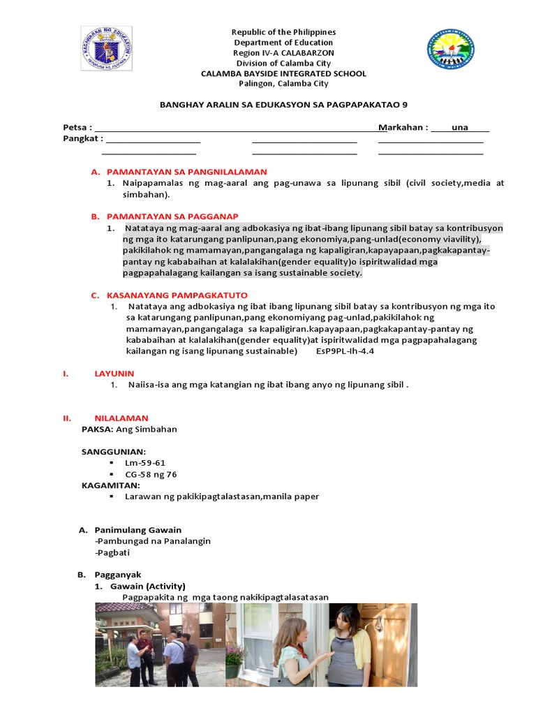 LP Template EsP 19 | PDF