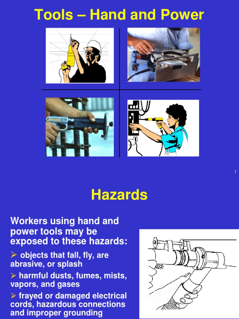2.5-Hand and PowerTools Safety-35 Slides PDF | PDF | Personal ...