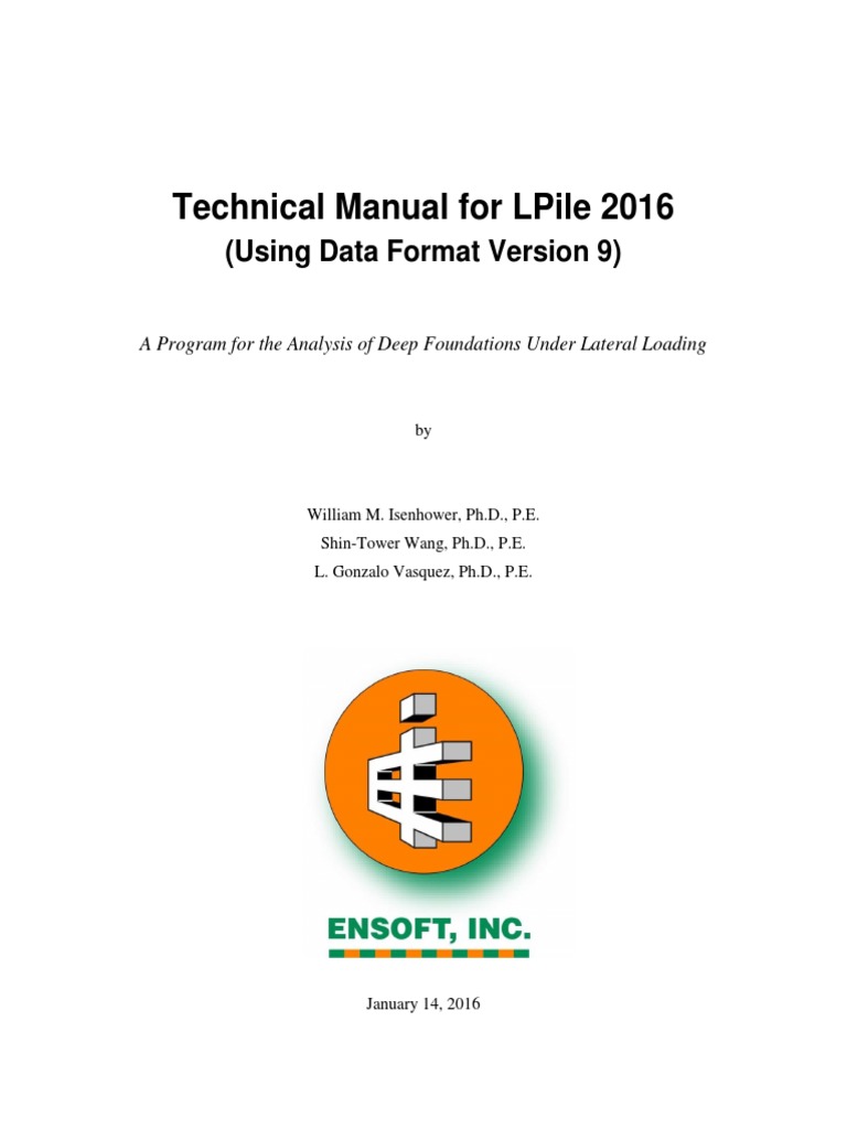 Manual Tecnico Del Lpile PDF | PDF | Deep Foundation | Buckling