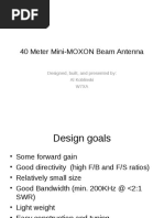 Moxon-Yagi Beam Antenna For 20m, 15m | PDF | Computers | Technology & Engineering