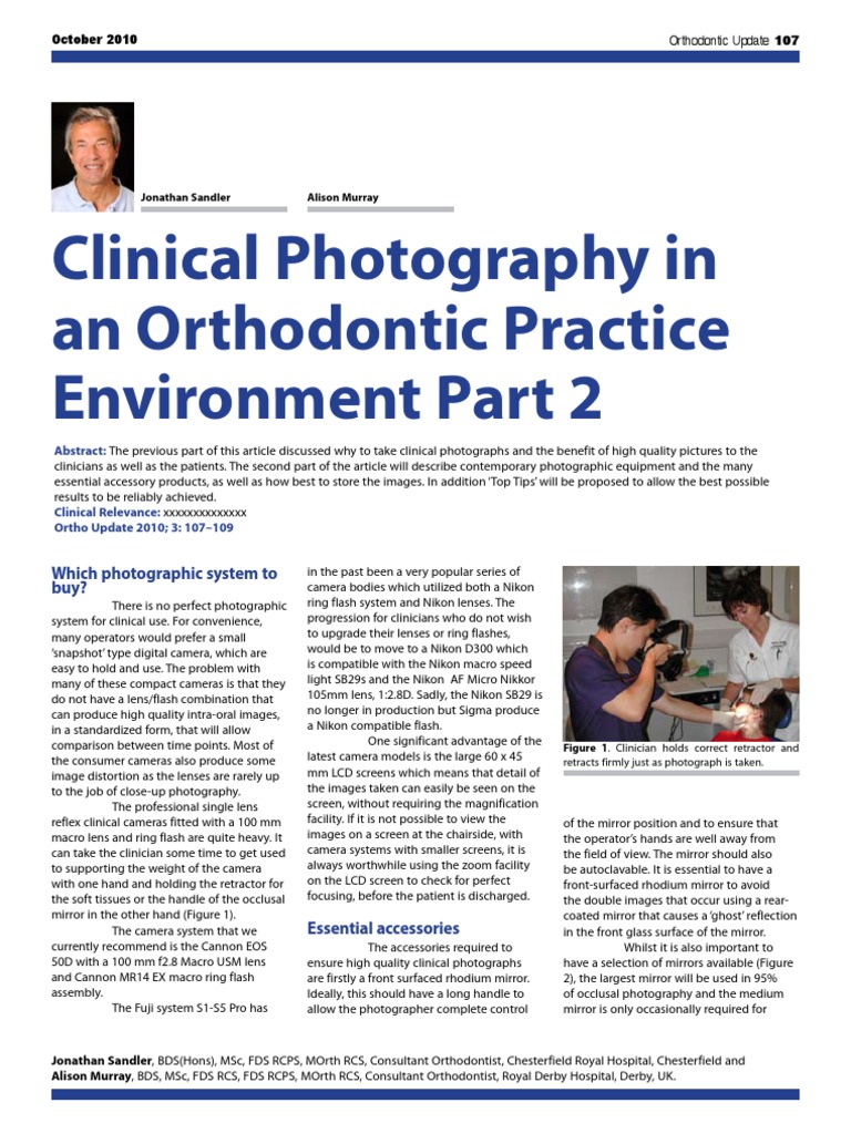 Clinical Photography Part - 2 PDF | PDF | Macro Photography | Camera
