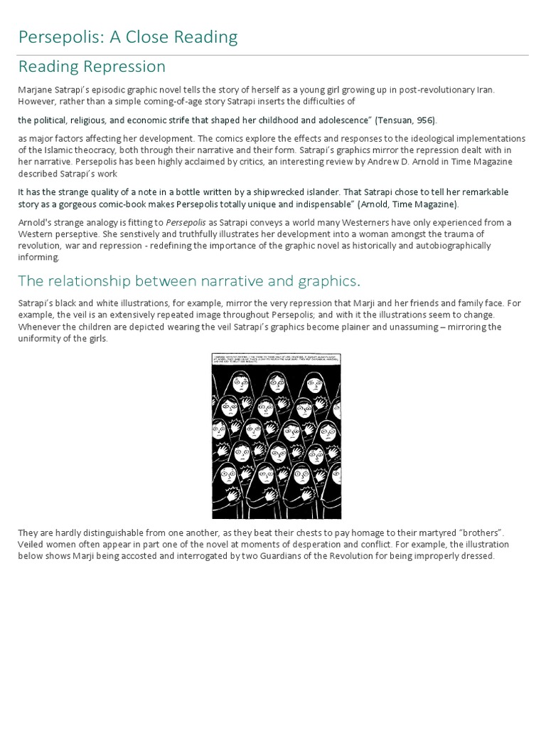 Persepolis Notes Gathered | PDF | Mohammad Reza Pahlavi | Iran