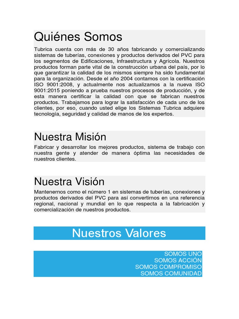 Quiénes Somos | PDF