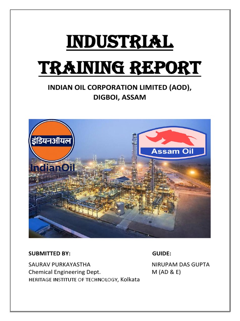 Industrial Report | PDF | Chemical Process Engineering | Chemistry