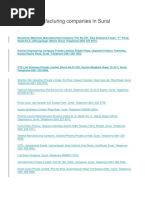 Surat GIDC Company List | PDF | Plastic | Materials