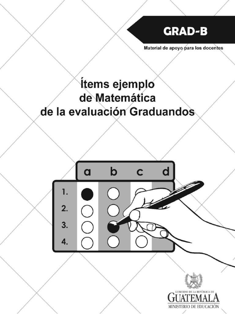 Ejemplo Items Mate GRAD-B | PDF