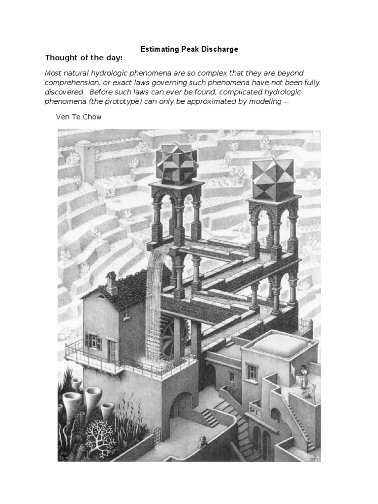 Estimating Peak Discharge | PDF | Flood | Discharge (Hydrology)