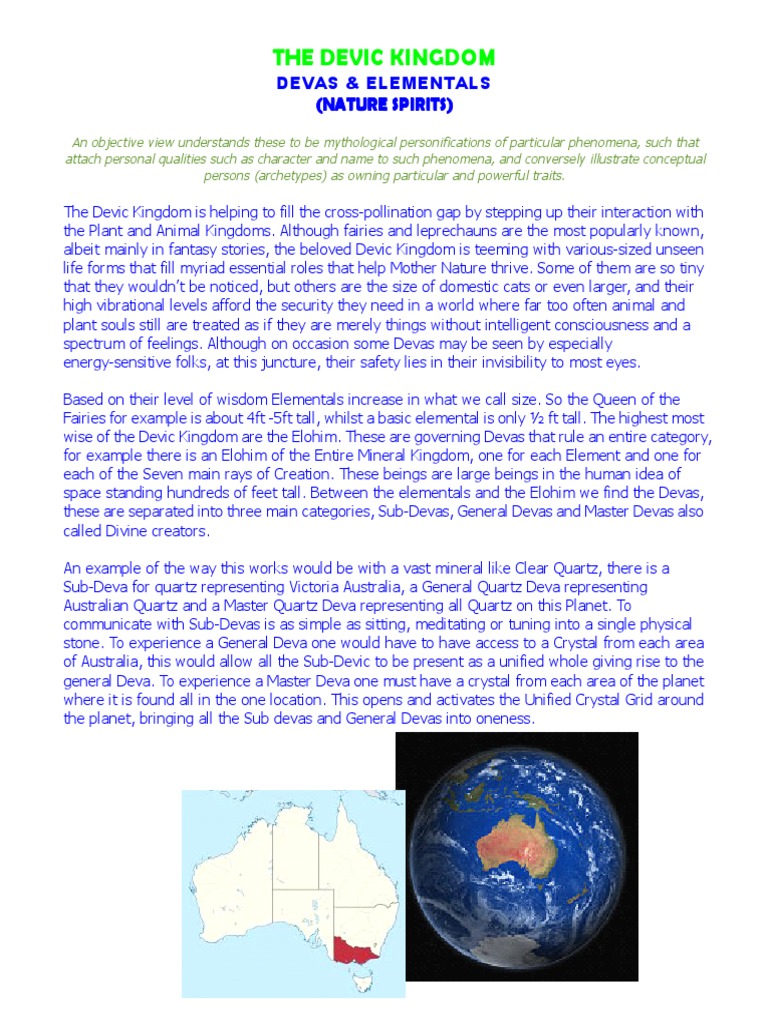 The Devic Kingdom | Download Free PDF | Consciousness | Soul