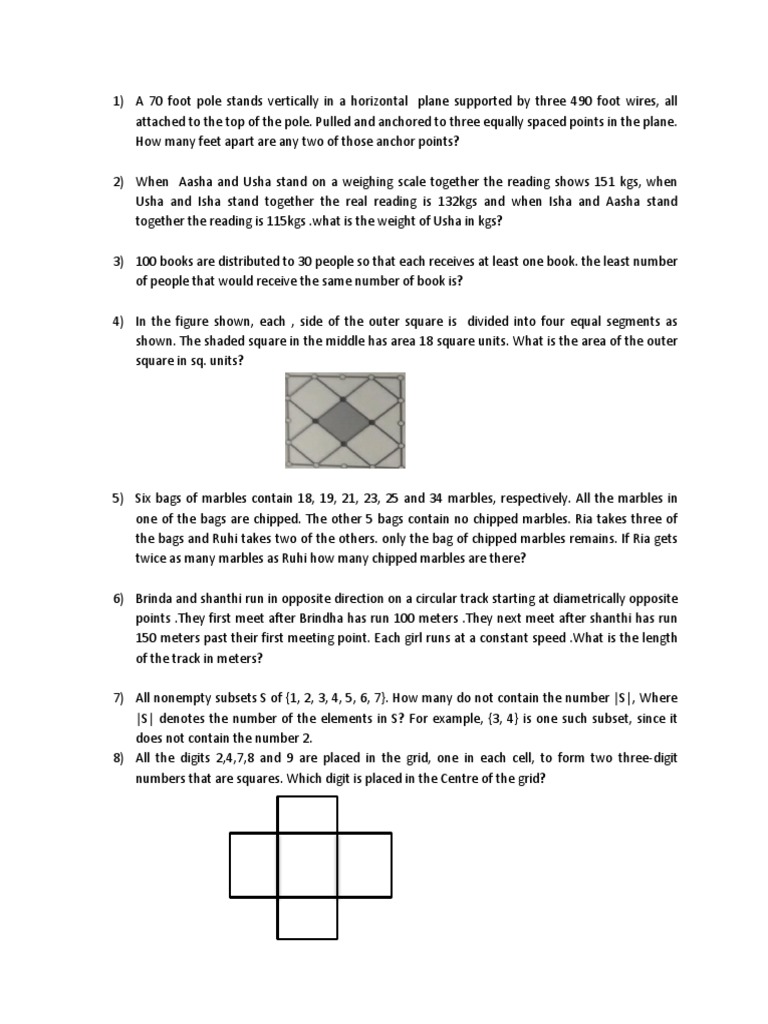 Aptitude | PDF | Numbers | Area