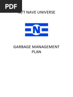 Garbage Management Plan | PDF | Waste Management | Municipal Solid Waste