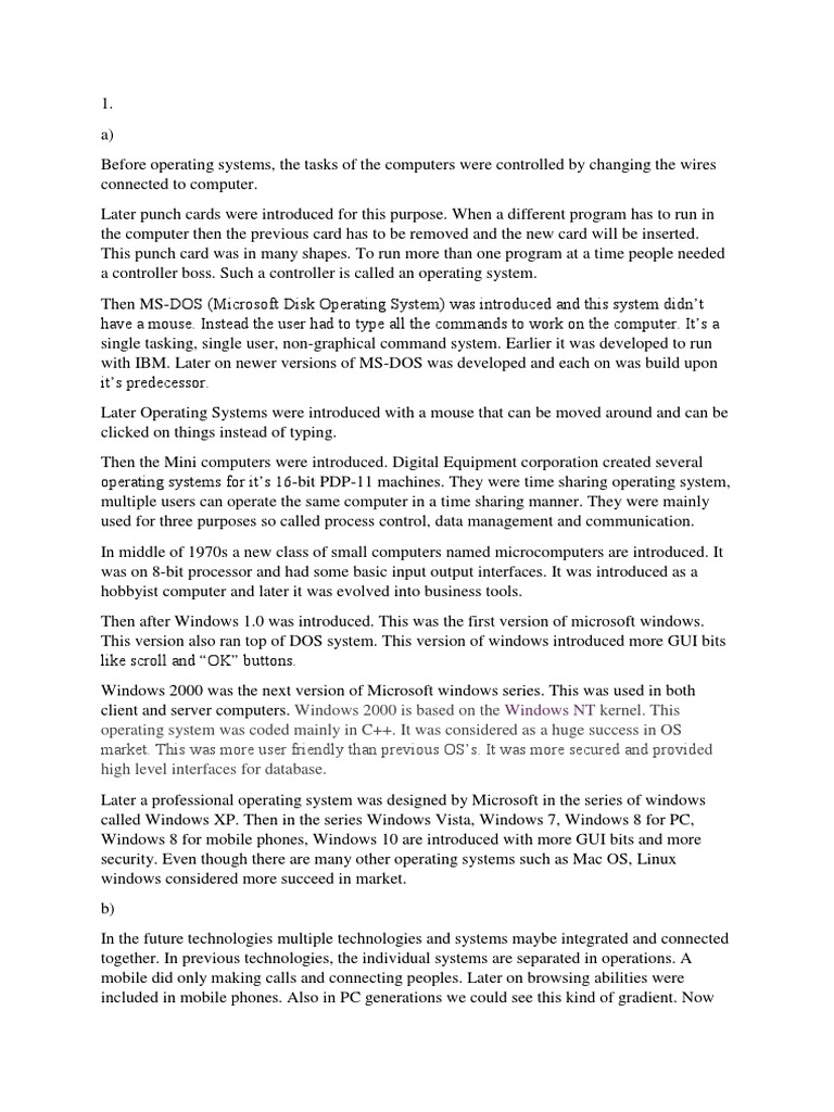 Windows NT | PDF | Kernel (Operating System) | Operating System