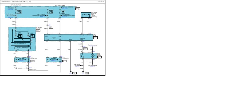 An Analysis of the Transfer Case Control System Circuit Diagram | PDF ...