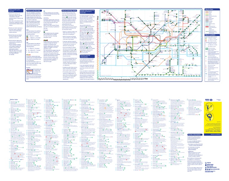 step-free-tube-guide-map.pdf | Rail Infrastructure | Rapid Transit