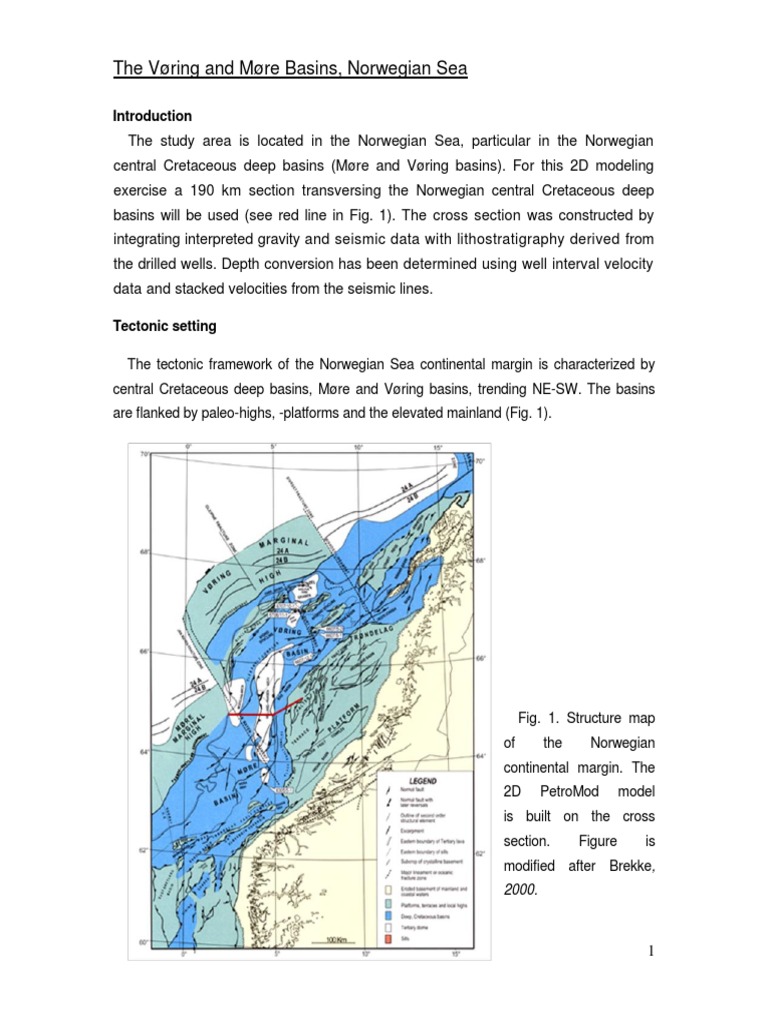 The Norwegian Basins Article OS | PDF | Sedimentary Basin | Cretaceous