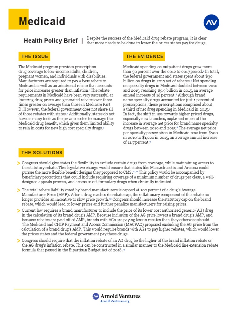 Medicaid: Health Policy Brief | PDF | Medicaid | Medicare (United States)