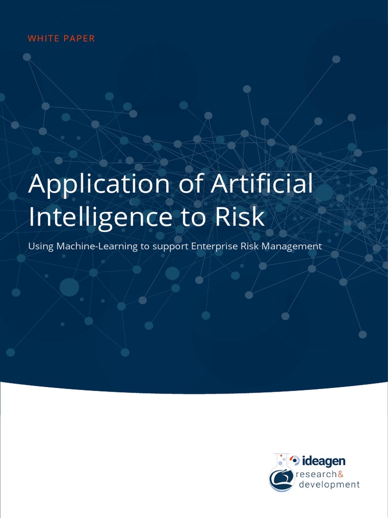 Application of Artificial Intelligence To Risk PDF | PDF | Machine ...