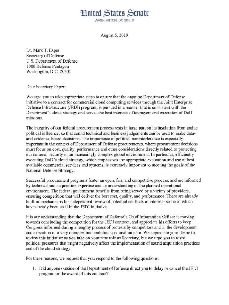 Letter To Esper | PDF