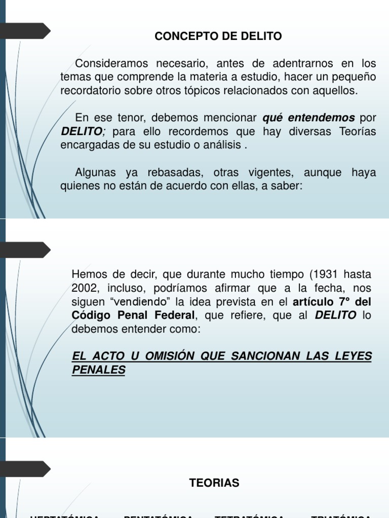 Clasificacion Del Delito | Derecho penal | Intención (Derecho Penal)