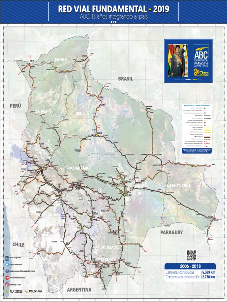 Mapa Vial de Bolivia ABC | PDF