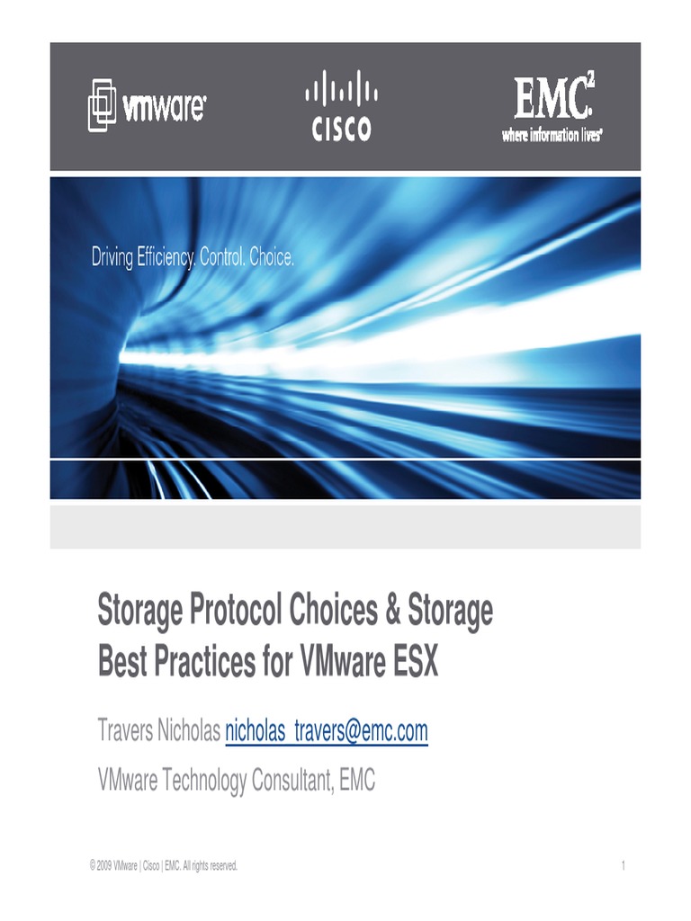 Storage Best Practices | Download Free PDF | V Mware | Computer Network
