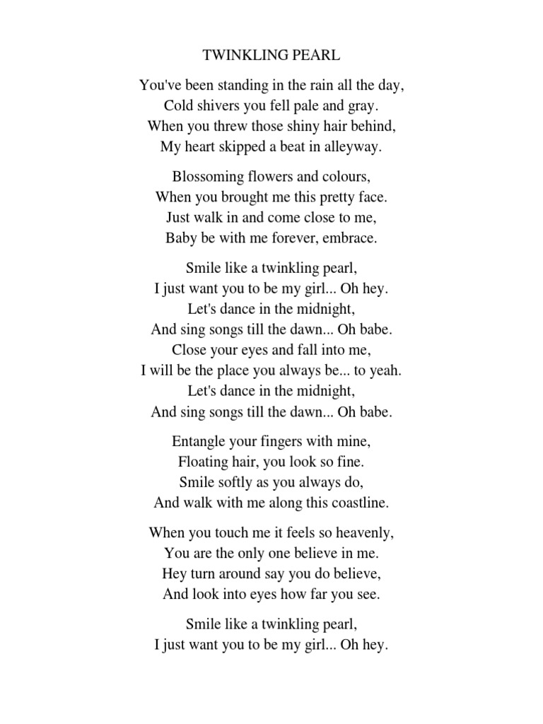 Twinkling Pearl | PDF | Poetry