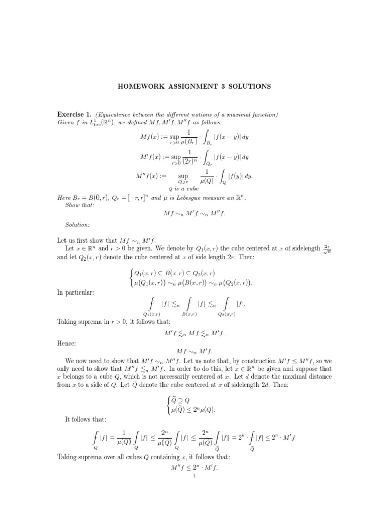Understanding the Equivalence of Maximal Functions and their Application to Problems of ...