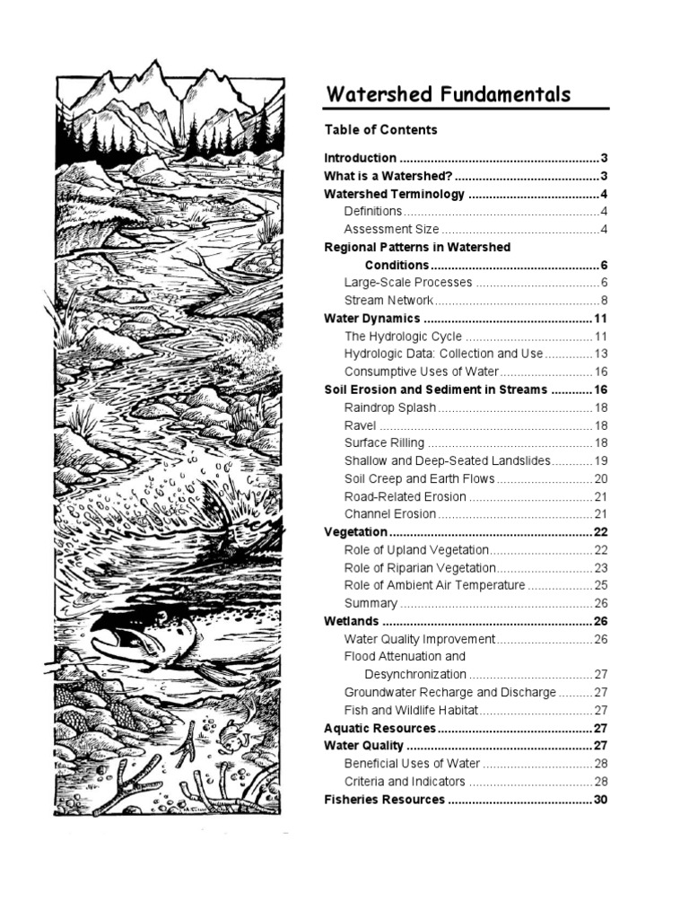 Fundamentals Watershed | PDF