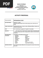Intrams Program | PDF